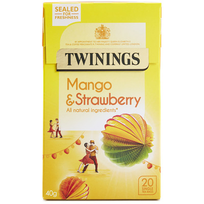 Angol - Twinings Mango & Strawberry Tea (Eper és Mangó Tea) 20 db ...