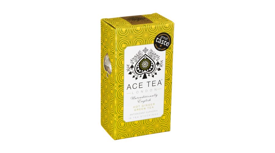 Angol - Ace Tea Hot Ginger Green Tea 15 db filter, Angol Zöld Teák ...