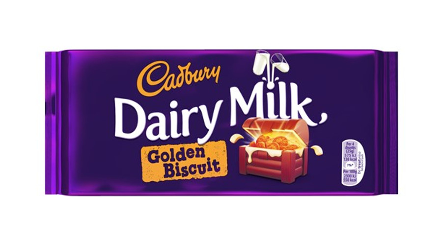 Angol - Cadbury Dairy Milk Golden Biscuit Crunch 200g, Angol Cadbury ...