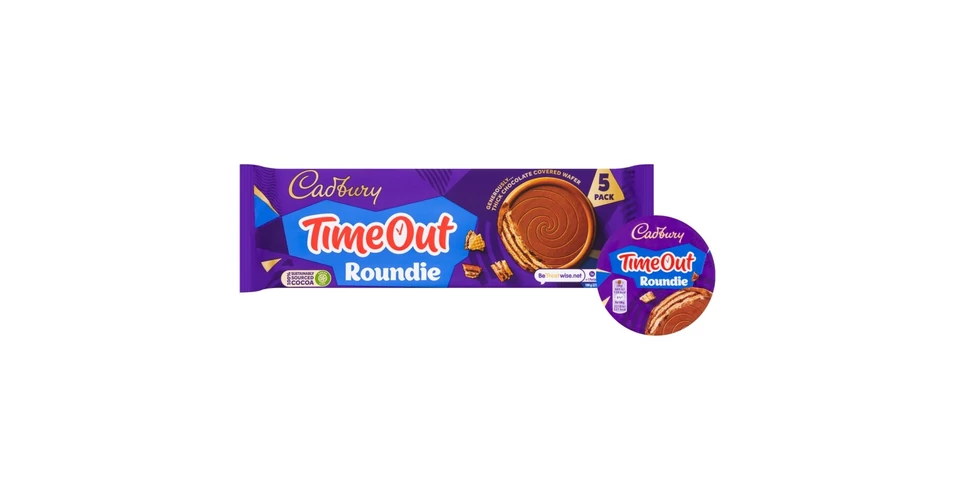 Angol - Cadbury Time Out Roundie 5 Pack 150g, Angol Cadbury, Brit Cadbury