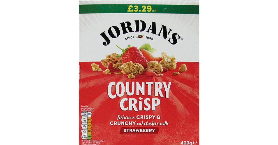 Angol - Jordans Country Crisp Strawberry Cereal 400g, Angol Jordans ...