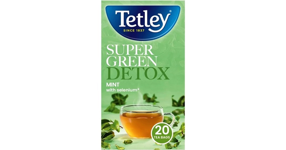 Angol - Tetley Super Green Tea Detox Mint Tea 20 db filter, Angol Zöld ...