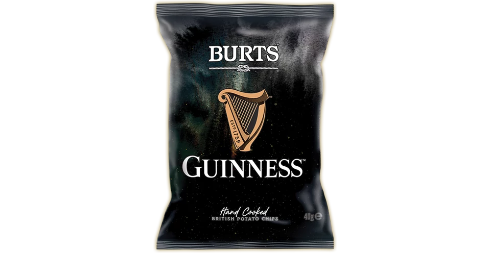 Angol - Burts Guinness Chips 40g , Angol Chipsek, Brit Chipsek