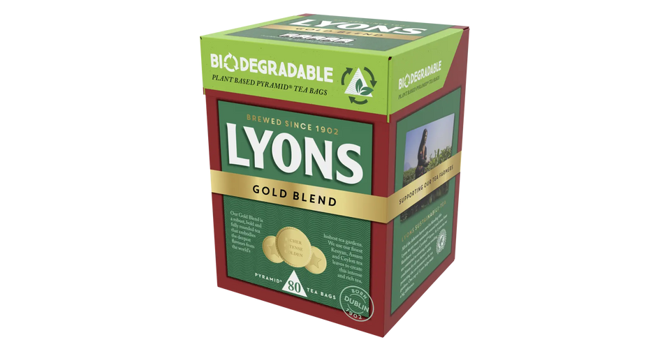 Angol - LYONS Gold Blend Tea 80 db filter, Angol Fekete Teák, Brit ...
