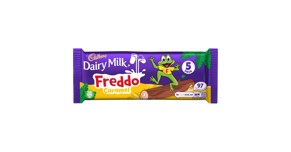 Angol - Cadbury Freddo Bar Caramel 5 Pack, Angol Cadbury, Brit Cadbury