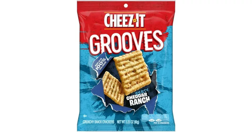 Angol - Cheez-It Grooves Cheddar Ranch 92g, Angol Chipsek, Brit Chipsek