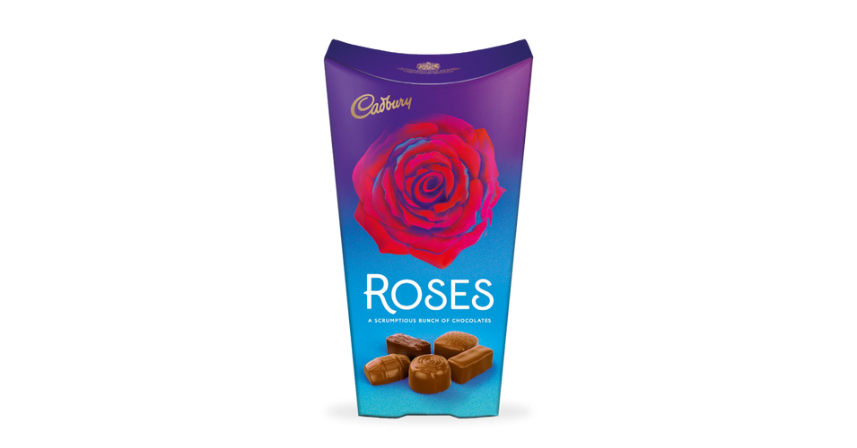 Angol - Cadbury Roses Chocolate Carton 187g, Angol Cadbury, Brit Cadbury