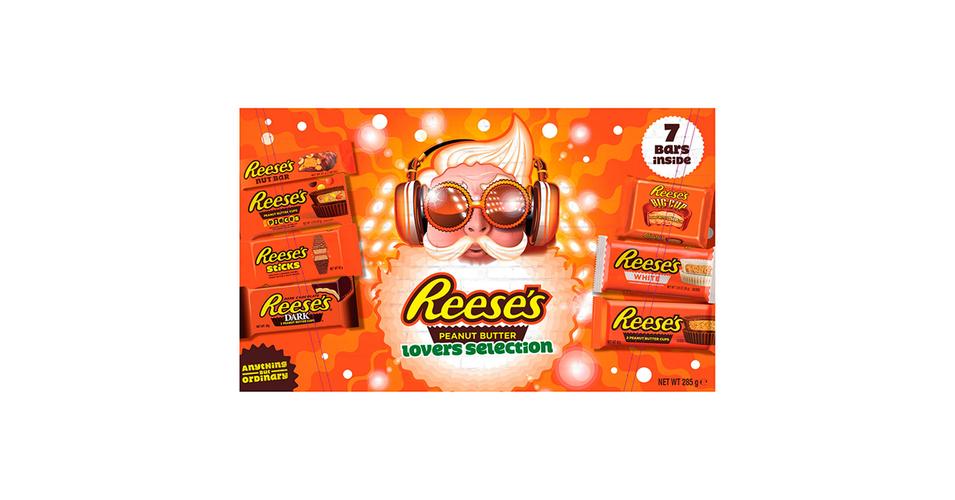 Angol Reeses Lovers Collection Selection Box 293g Angol Hersheys Reeses Brit Hersheys Reeses