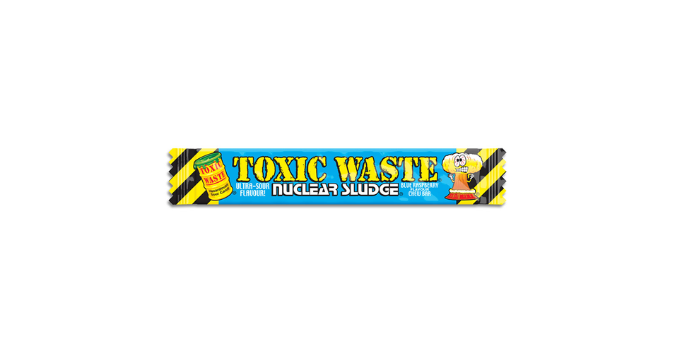 Angol - Toxic Waste Nuclear Sludge Chew Bar Blue Raspberry 20g, Angol ...